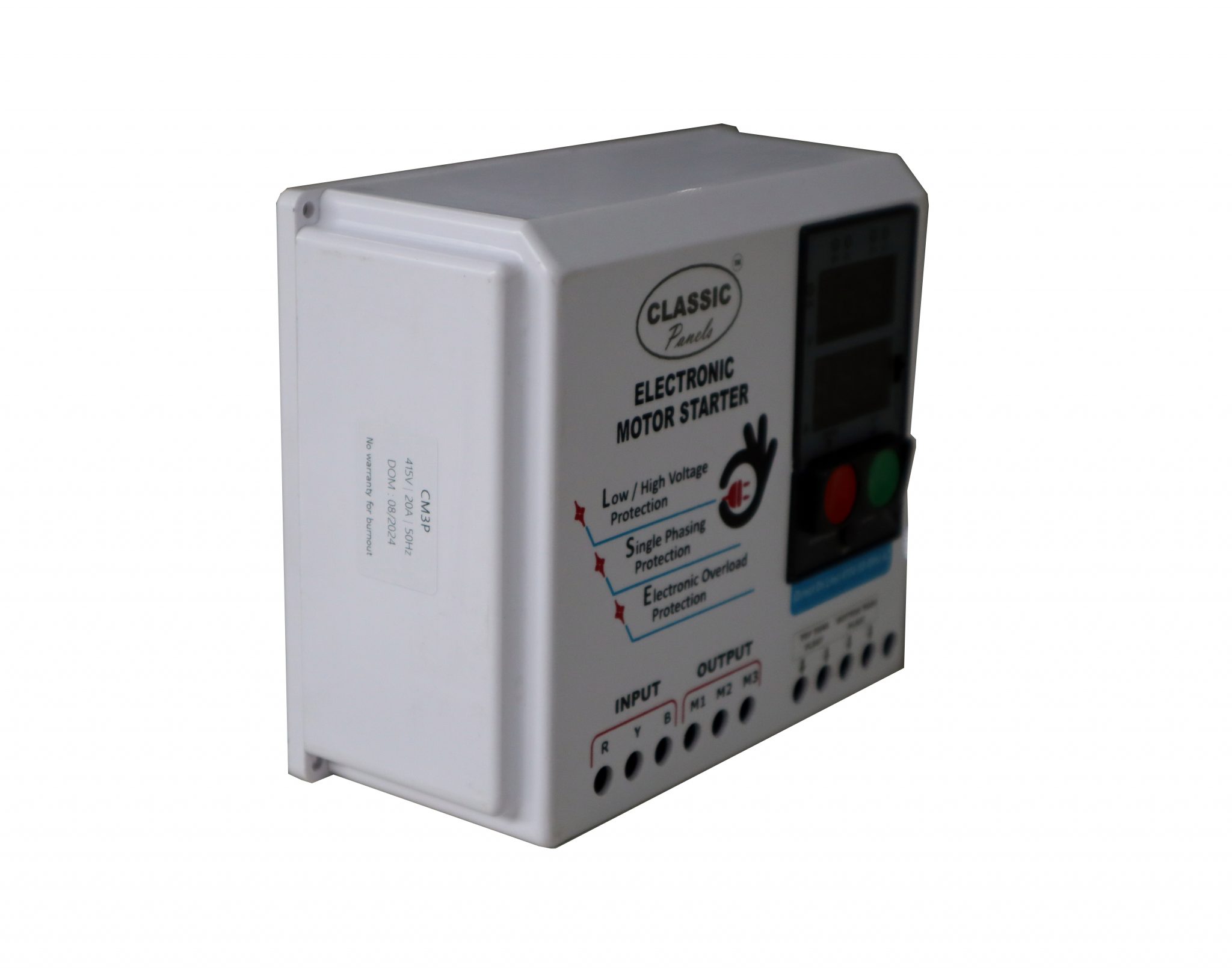 CLASSIC 3 Phase Digital Motor Starter CM3P upto 5HP - Thundathil Traders
